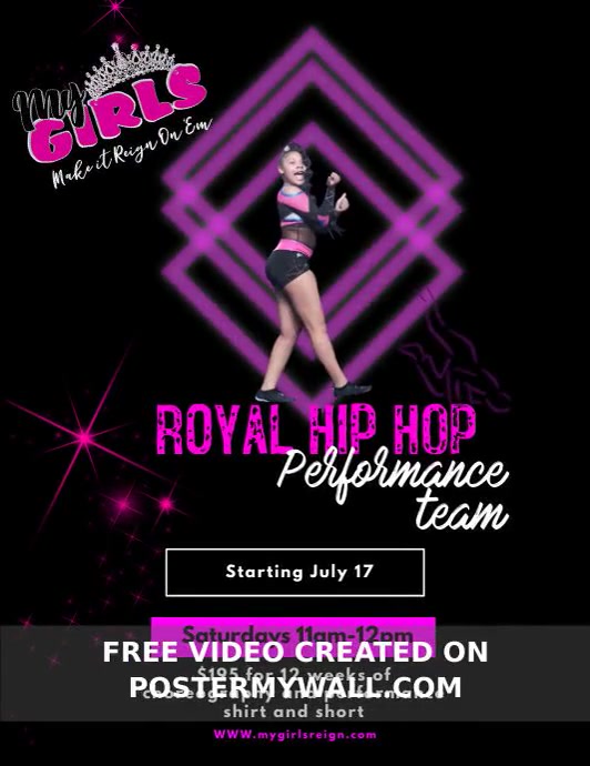 Copy of Royal Hip Hop perform teams | PosterMyWall