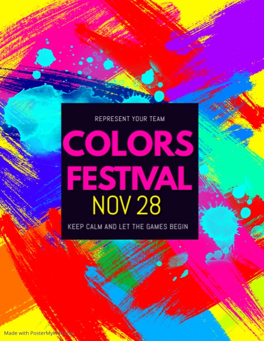 Copy of Colors Festival Flyer | PosterMyWall