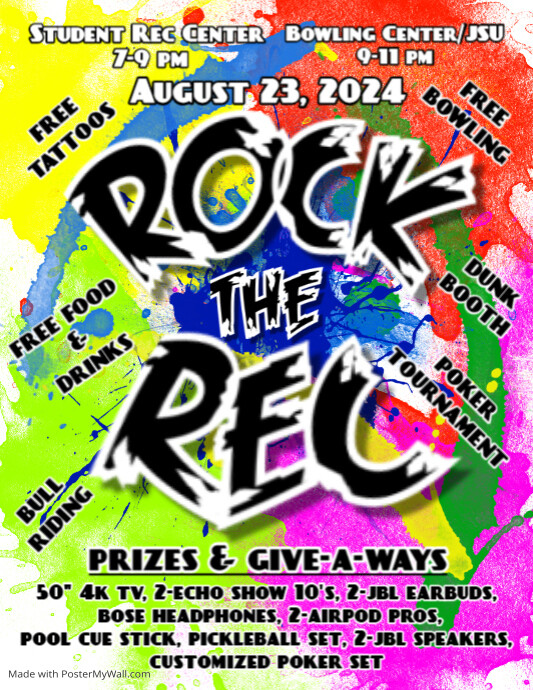 Rock the Rec | PosterMyWall