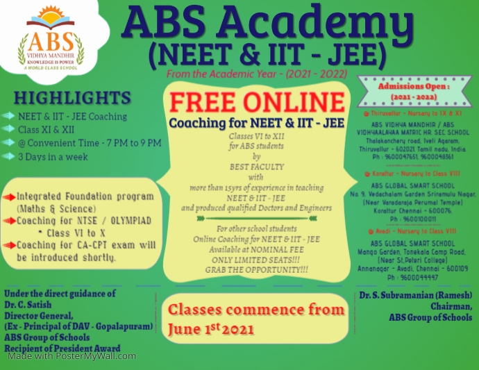 Copy of ABS POSTER 1 | PosterMyWall