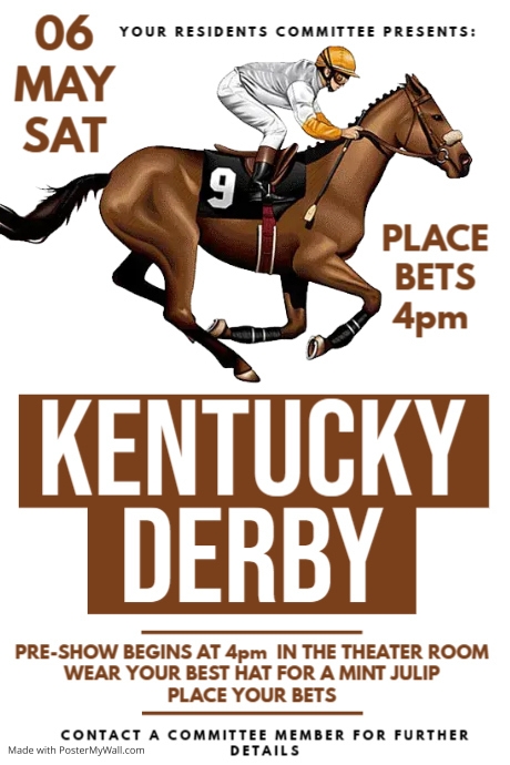 Kentucky Derby Poster | PosterMyWall