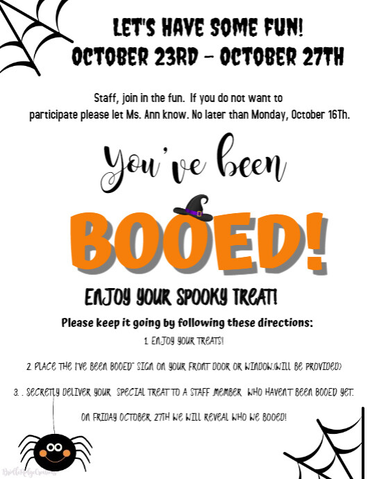 Copy of You've Been BOOED! | PosterMyWall