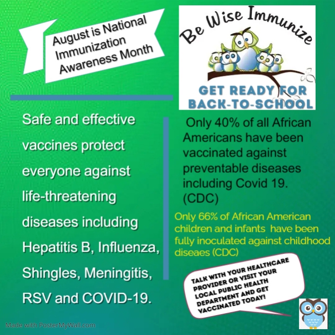 August is Immunization Awareness Month | PosterMyWall