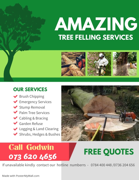 Copy of Copy of Copy of Tree Services Flyer Poster | PosterMyWall