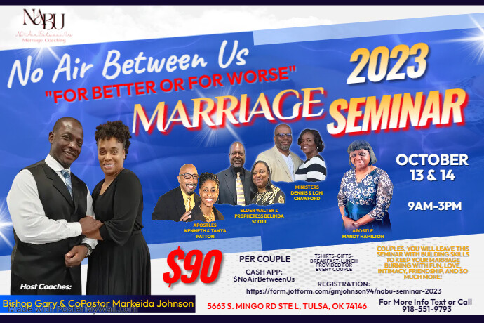 Couples seminar | PosterMyWall