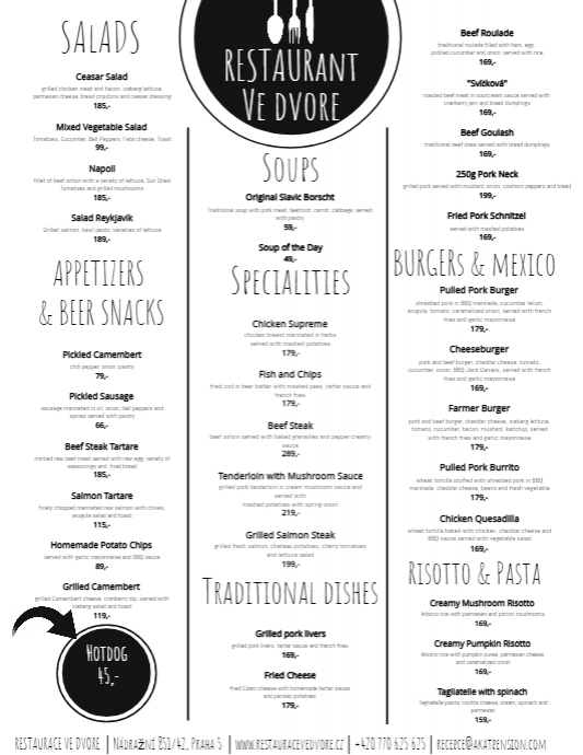 Menu 2 ENG | PosterMyWall