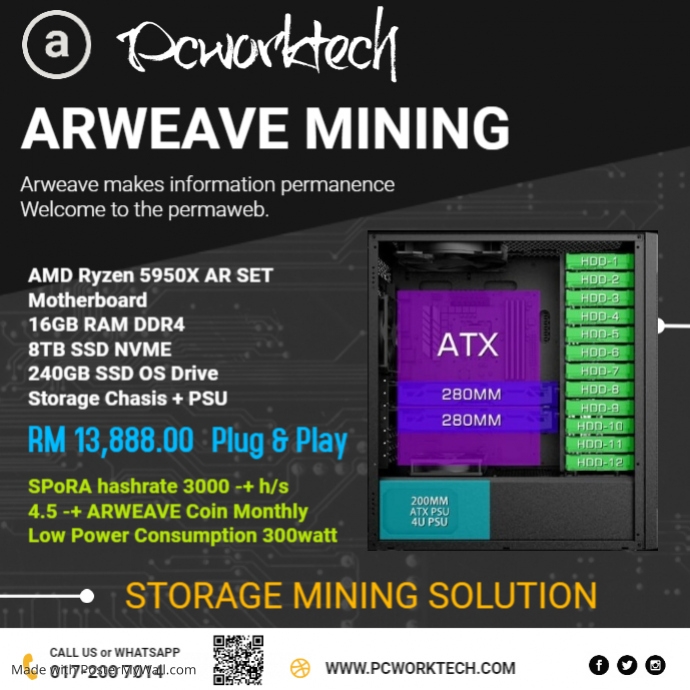 Copy of Arweave Mining | PosterMyWall