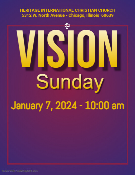 VISION SUNDAY (10) | PosterMyWall