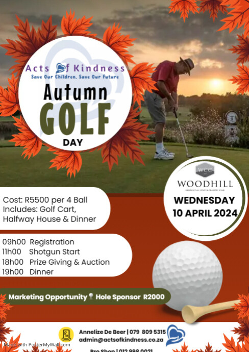 fall golf template | PosterMyWall