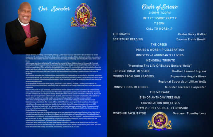 Funeral Program Large Booklet (inside) (1) | PosterMyWall