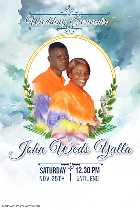 Engagement Ceremony Flyer or Poster | PosterMyWall