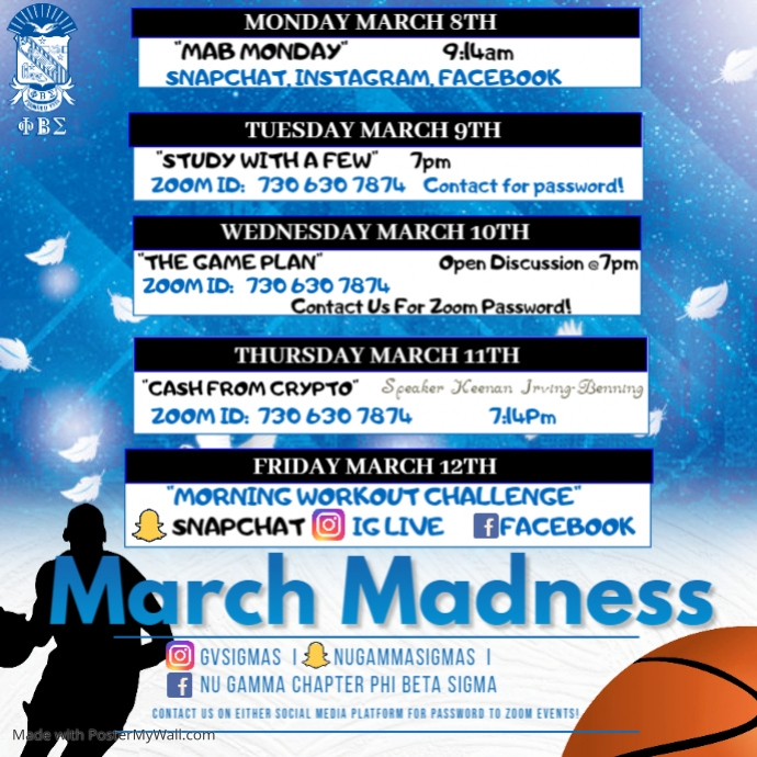 Sigma Week 2021 | PosterMyWall