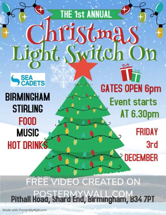 Copy of Tree Lighting | PosterMyWall