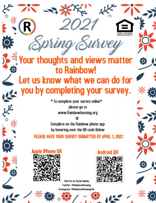 Copy of 2021 Spring Survey | PosterMyWall