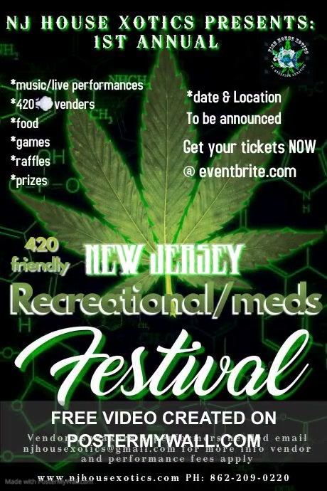 Recreational/meds Festival Poster | PosterMyWall