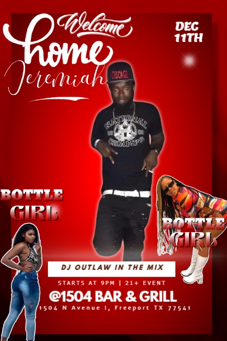 Copy of Club Red Party Flyer Template | PosterMyWall