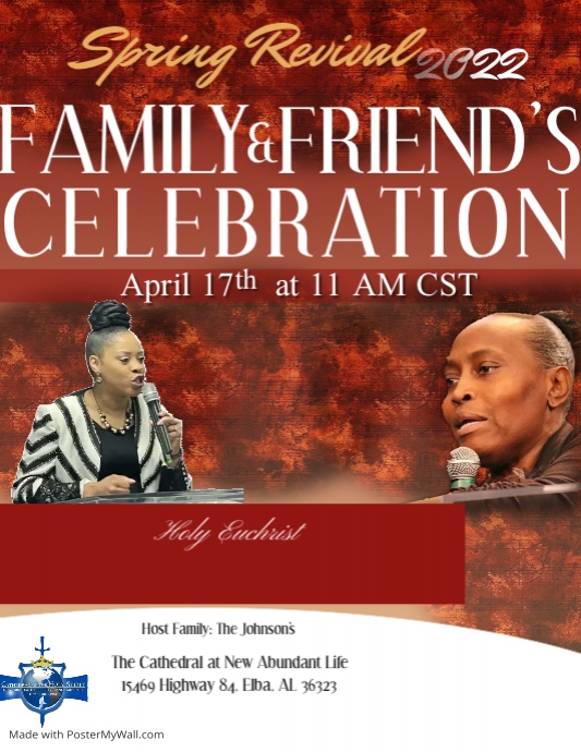 Copy of Copy of Consumed By Fire Spring Revival | PosterMyWall