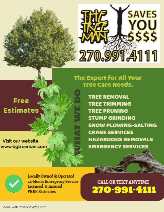 Tree Services Flyer (1) | PosterMyWall