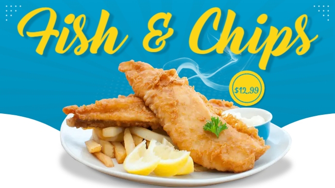 Copy of Fish and Chips Post - Restaurant Promo (1) | PosterMyWall