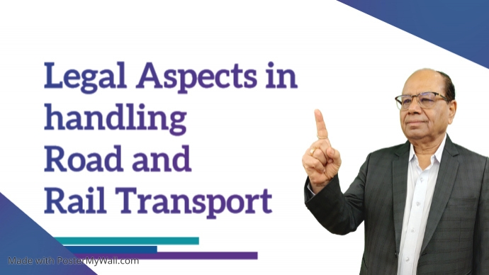 Legal Aspects in handling Road and Rail Transport | PosterMyWall