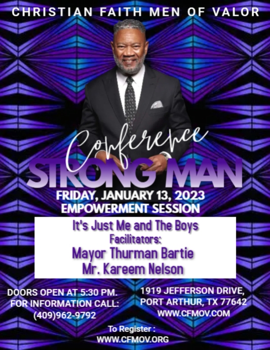 Thursday Strong Man Empowerment option 2 (1) | PosterMyWall