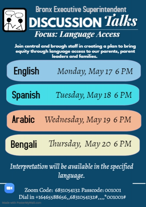 Copy of Copy of discussion flyer | PosterMyWall