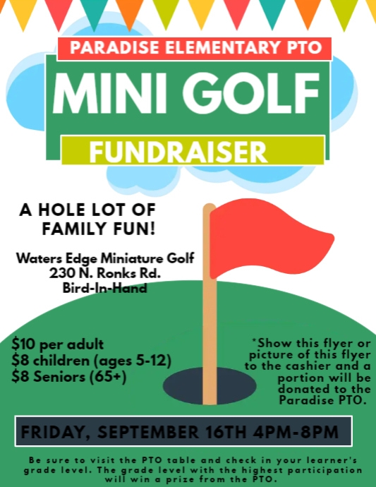 Copy of mini golf print version flyer | PosterMyWall