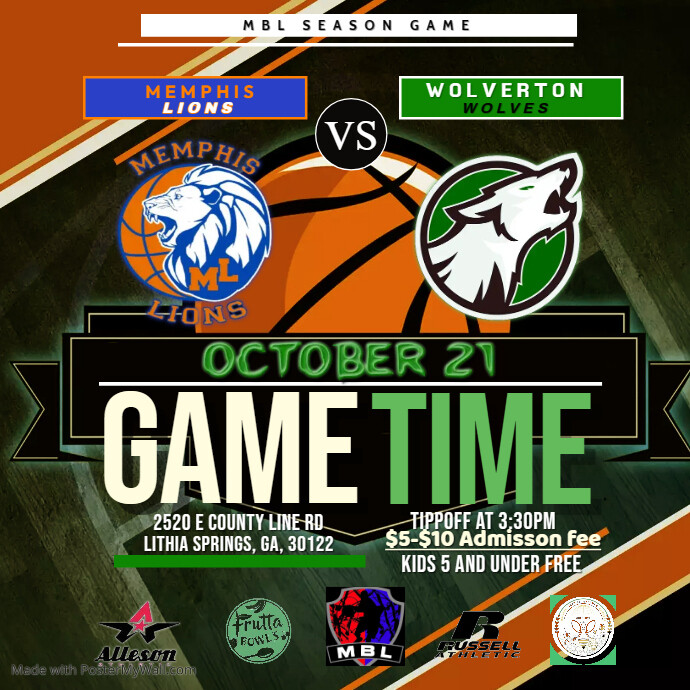 flyer game Music kings October 14th | PosterMyWall