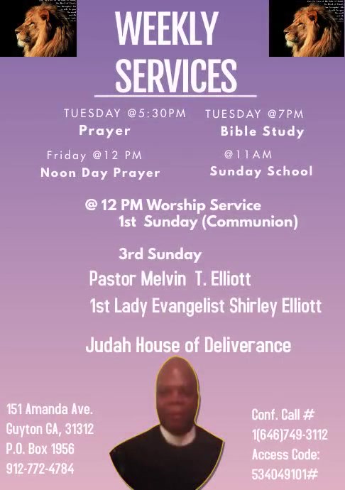 Weekly Services | PosterMyWall