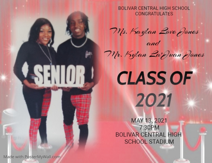 Copy of Graduation Party Facebook flyer Template | PosterMyWall