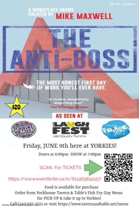 Copy of Anti Boss G 4x6 | PosterMyWall