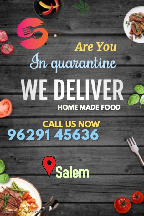 Copy of Food Delivery Template | PosterMyWall