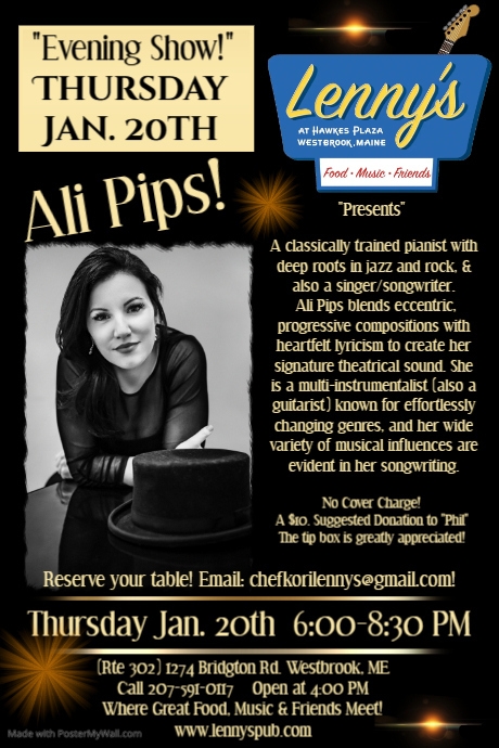 Copy of Ali Pips | PosterMyWall