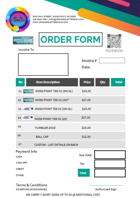 Invoice Design Template | PosterMyWall