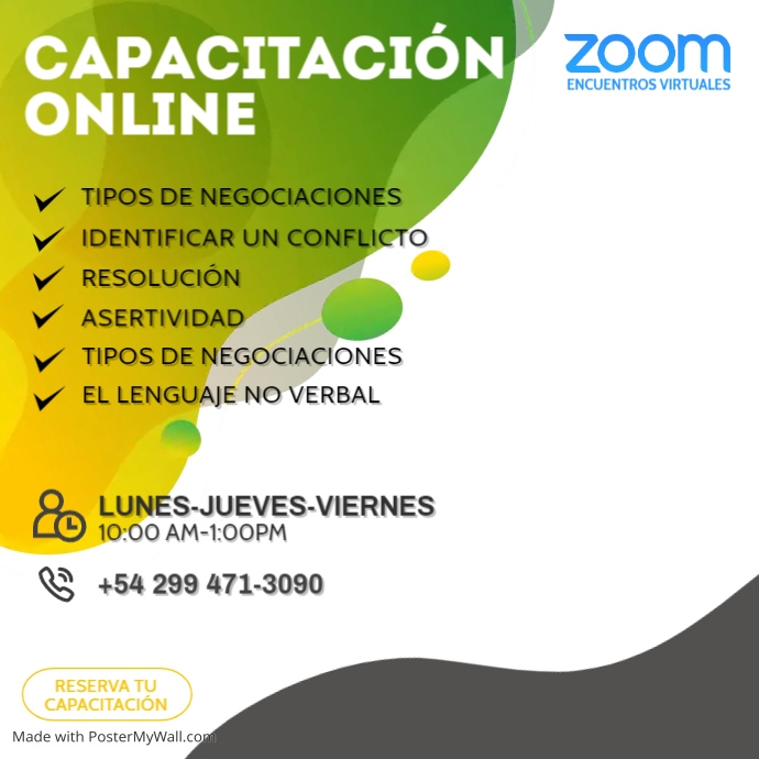 Copy of Copia de Zoom Online Classes Social Media Post | PosterMyWall
