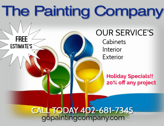 Copy of PAINTER HOUSE PAINTER SMALL BUSINESS (1) | PosterMyWall