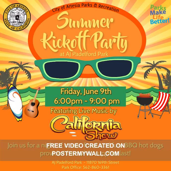 Summer Kickoff Party social media | PosterMyWall