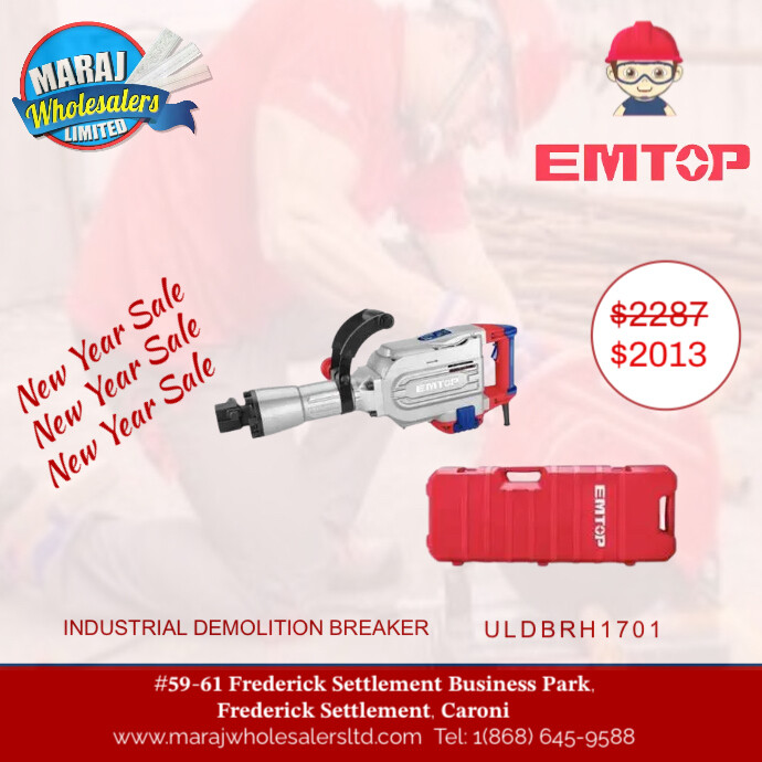 EMTOP INDUSTRIAL DEMOLTION BREAKER | PosterMyWall