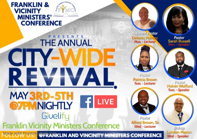 City Wide Revival Flyer Graphic | PosterMyWall