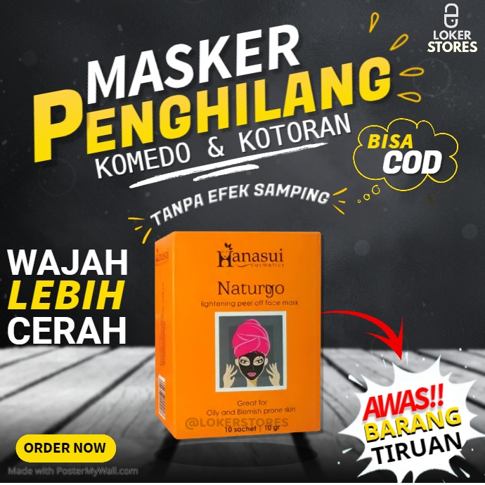 Copy of 24.MASKER HANASUI LOKER STORES | PosterMyWall