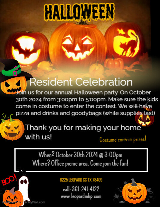 halloween pumpkin carving contest invitation | PosterMyWall