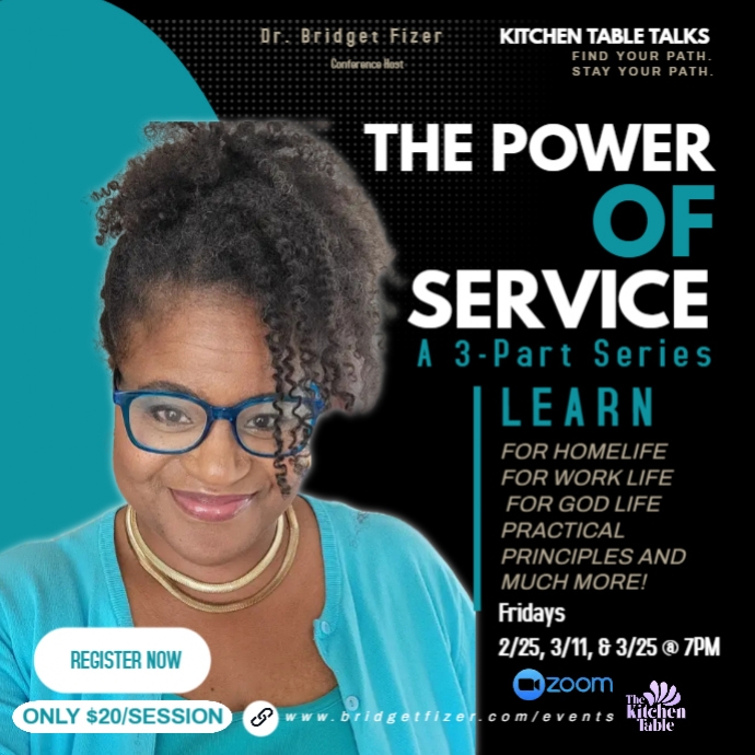 Copy of The Power of Service | PosterMyWall