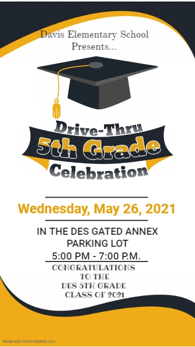 5th Grade Celebration | PosterMyWall