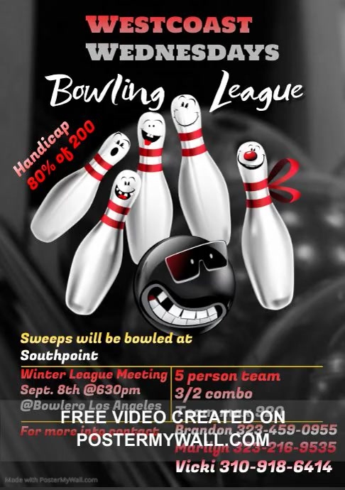 Copy of Bowling Party Poster | PosterMyWall