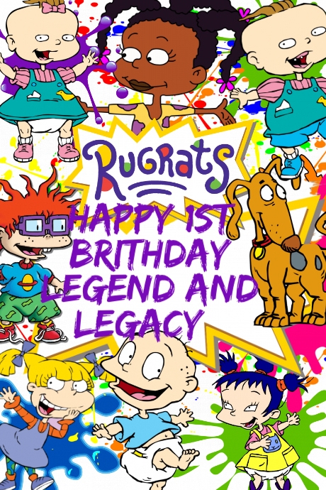 Copy of Copy of Rugrats Backdrop | PosterMyWall