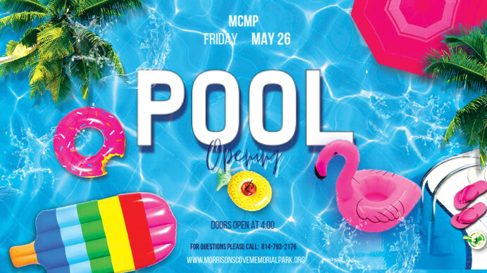 Pool Party Display | PosterMyWall