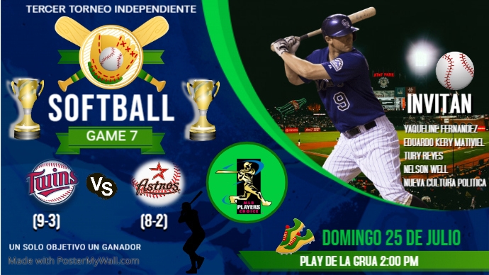 Copy of Copia de Baseball Camp Registration Display Banner | PosterMyWall