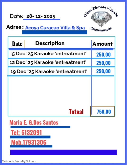 Receipt | PosterMyWall