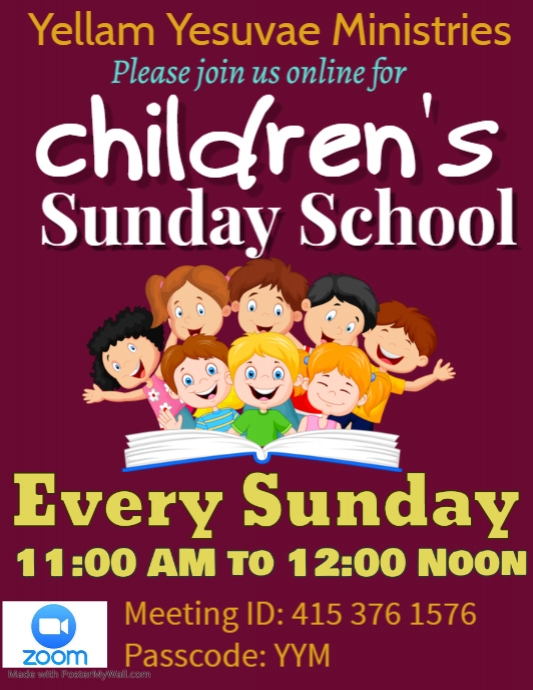 Copy of Children bible study | PosterMyWall