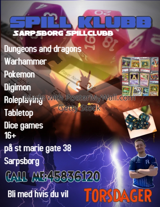 Copy of Tabletop Dice Games Role Playing flyer Template | PosterMyWall